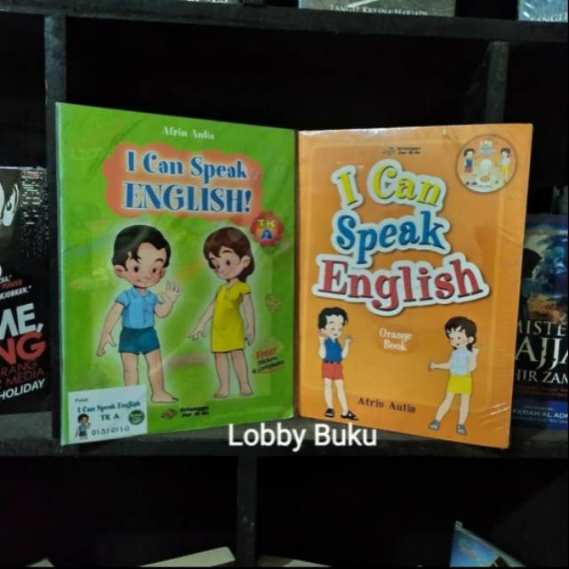 Jual Paket 2 Buku I Can Speak English - Dilengkapi CD | Shopee Indonesia