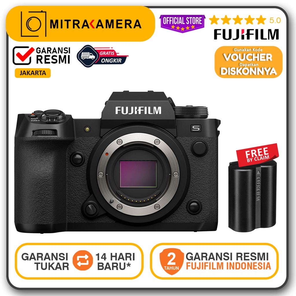 Jual Fujifilm X-H2S Body Mirrorless Camera Fuji XH2S XH2-S XH 2S RESMI ...