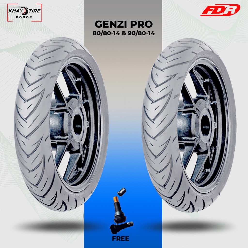 Jual Sepasang Ban Motor Matic - FDR GENZI PRO 80/80 & 90/80 Ring 14 ...
