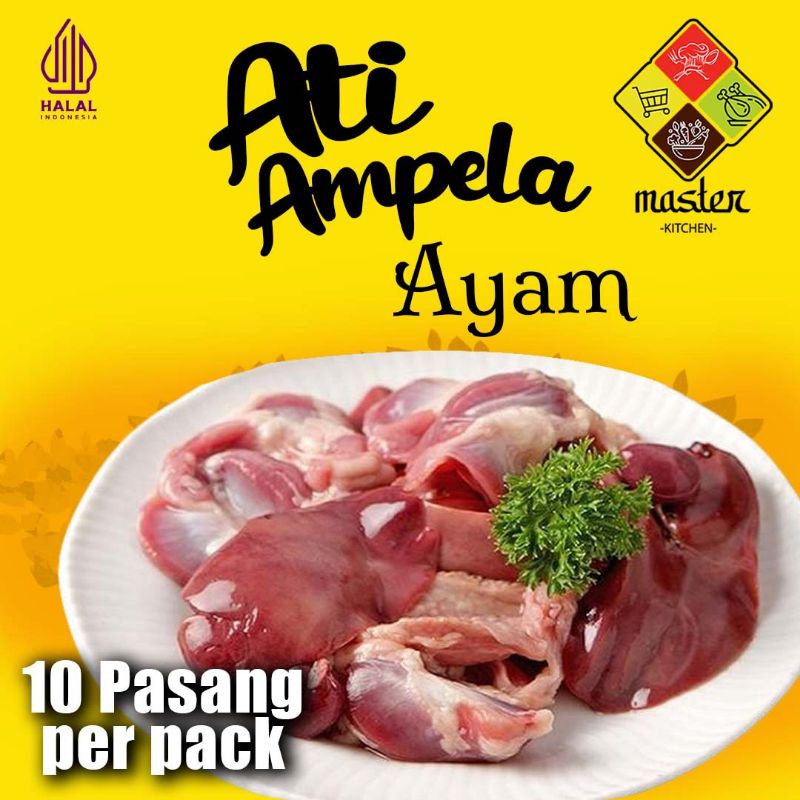 Jual ATI AMPELA AYAM HATI AMPELA AYAM BROILER JEROAN AYAM BERSIH FROZEN ...