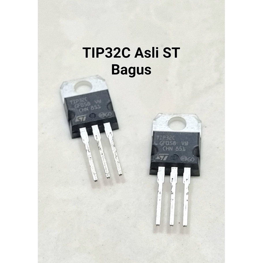 Jual Transistor Tip31 Tip32 Asli Orginal St Transistor Tip31c Tip32c Shopee Indonesia