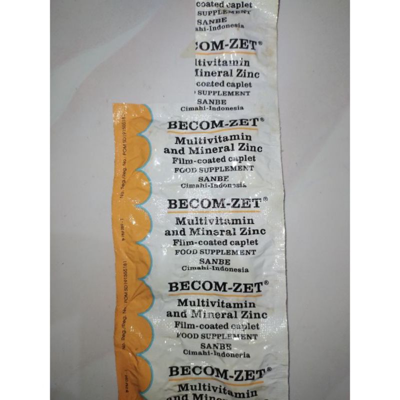 Jual BECOM ZET MULTIVITAMIN ECERAN /TABLET. | Shopee Indonesia
