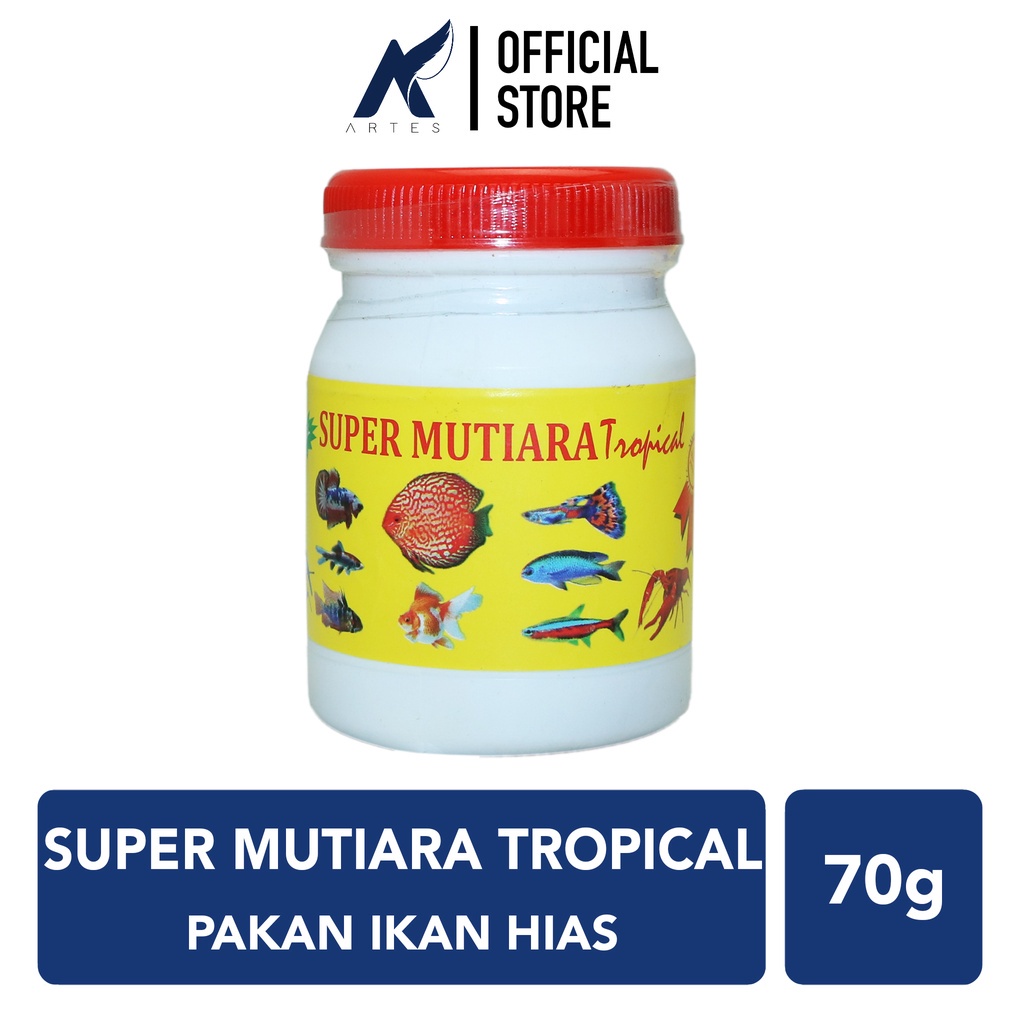 Jual SUPER MUTIARA TROPICAL Pakan-Makanan-Pelet-Pellet Ikan Hias Kecil ...