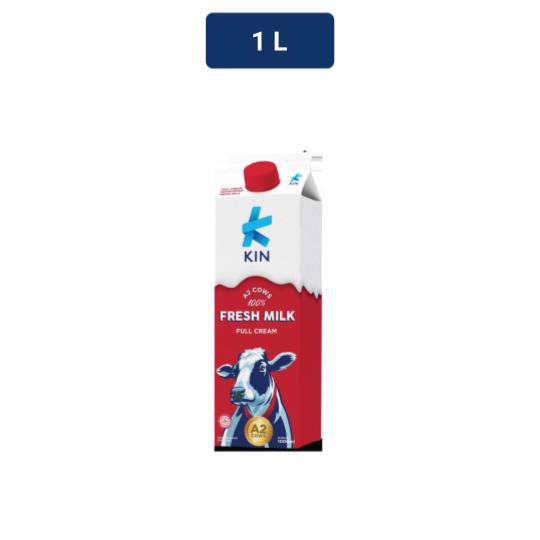Jual KIN Pasteurised Fresh Milk Full Cream 1 L | Shopee Indonesia