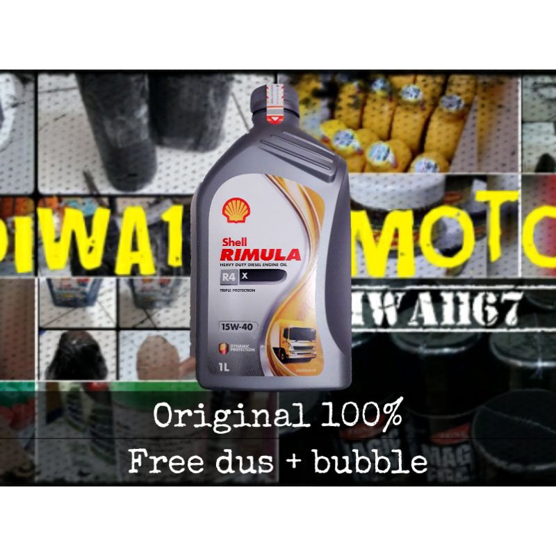 Jual Oli SHELL RIMULA R4 X 15W/40 Diesel 1 Liter | Shopee Indonesia