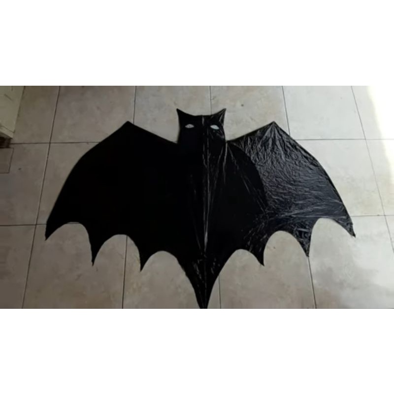Jual layangan kelelawar terbuat dari bambu hitam dan pelastik | Shopee ...