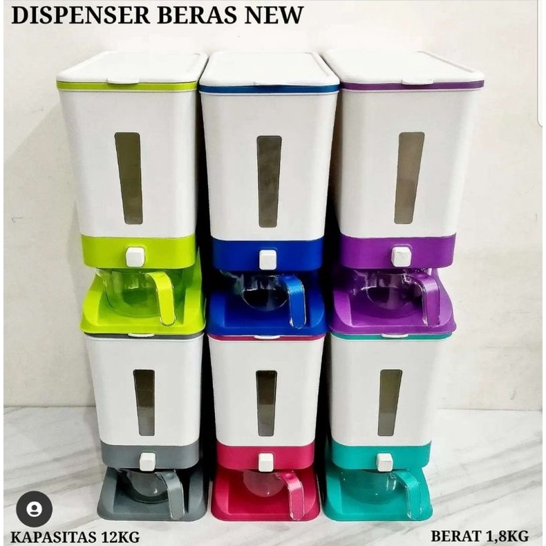 Jual Dispenser beras/Rice Dispenser/ Rice box/ Dispenser beras gemes ...