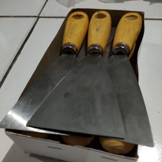 Jual Kape 3 inch gagang kayu scraper skrap dempul kape dempul kayu ...