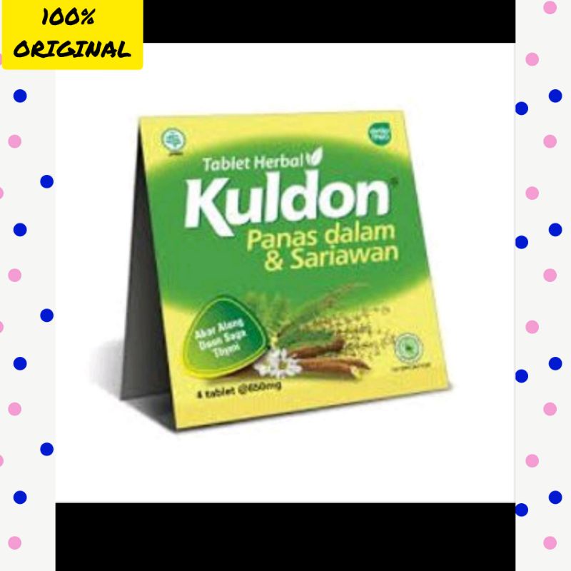 Jual KULDON TABLET HERBAL/OBAT SARIAWAN ISI 4s | Shopee Indonesia