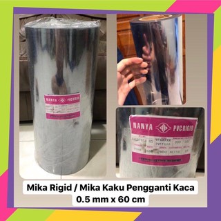Jual Mika Kaku 0,50 mm x 60 cm Hantaran Pengganti Kaca Mika Rigid ...