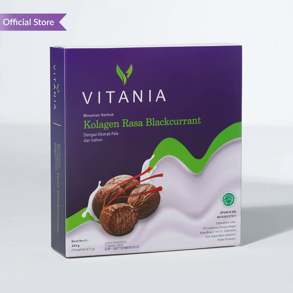 Jual 1 box - VITANIA Minuman Serbuk Collagen + Safron + Ekstrak Pala ...