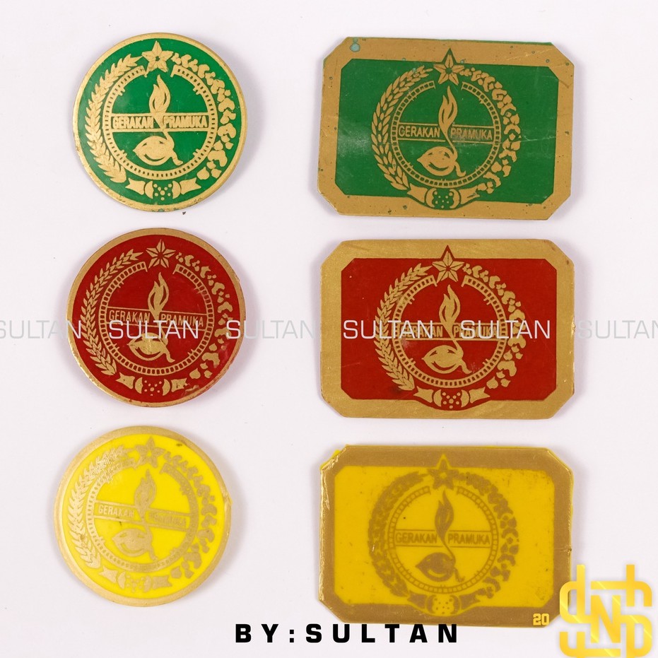 Jual TANDA TOPI PLASTIK Tatop Tanda Topi Pramuka Putra dan Putri Bahan ...