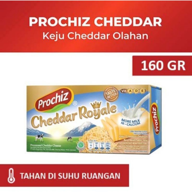 Jual keju cheddar prochiz royal premium | Shopee Indonesia