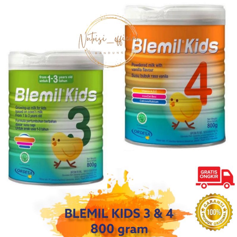 Jual Blemil Kids 3 (800g) Blemil Kids 4 (800g) | Shopee Indonesia