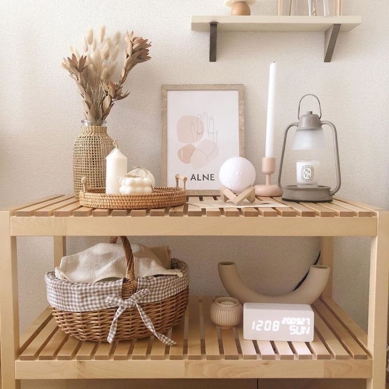 Jual Rak Kayu Rak Dapur Rak Serbaguna Rak Buku Coffee Table Korea ...