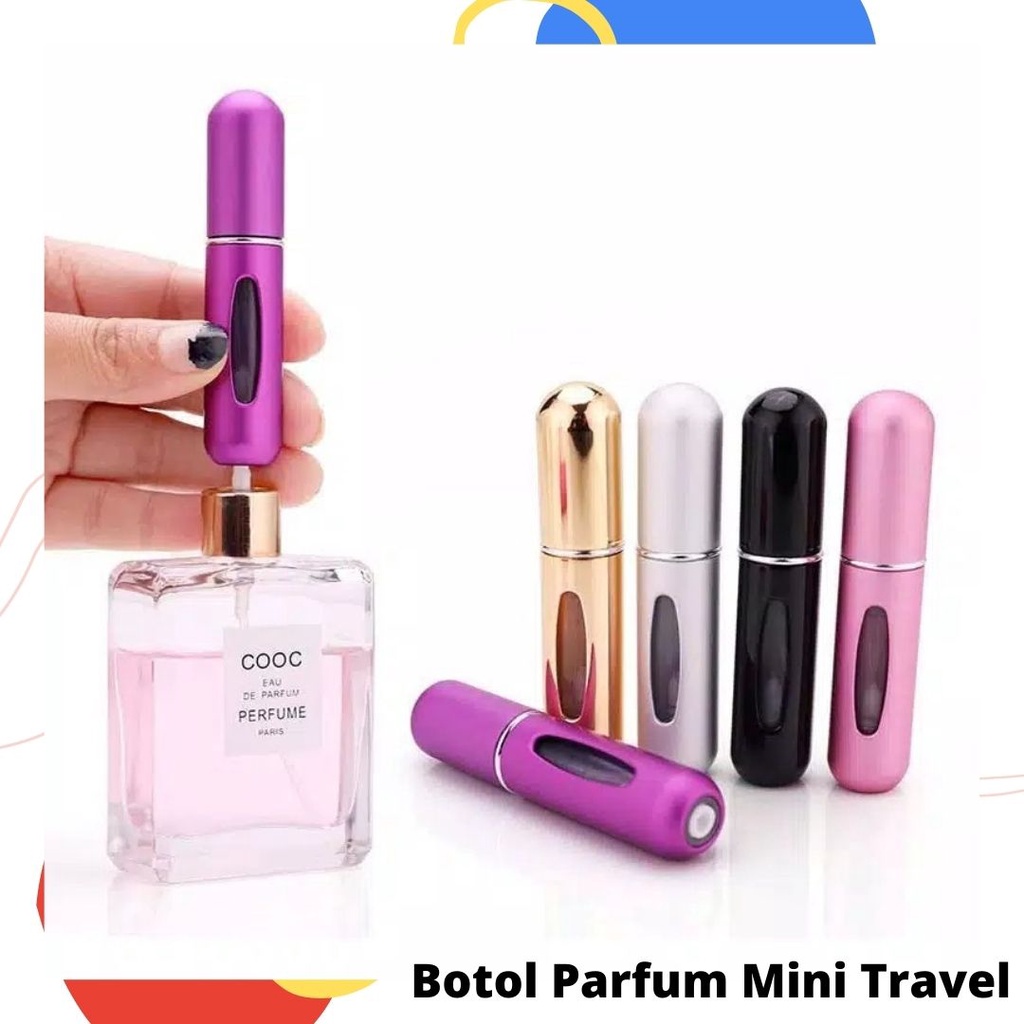 Jual BOTOL PARFUM MINI BOTOL PARFUM TRAVEL BOTOL PARFUM ISI ULANG ...