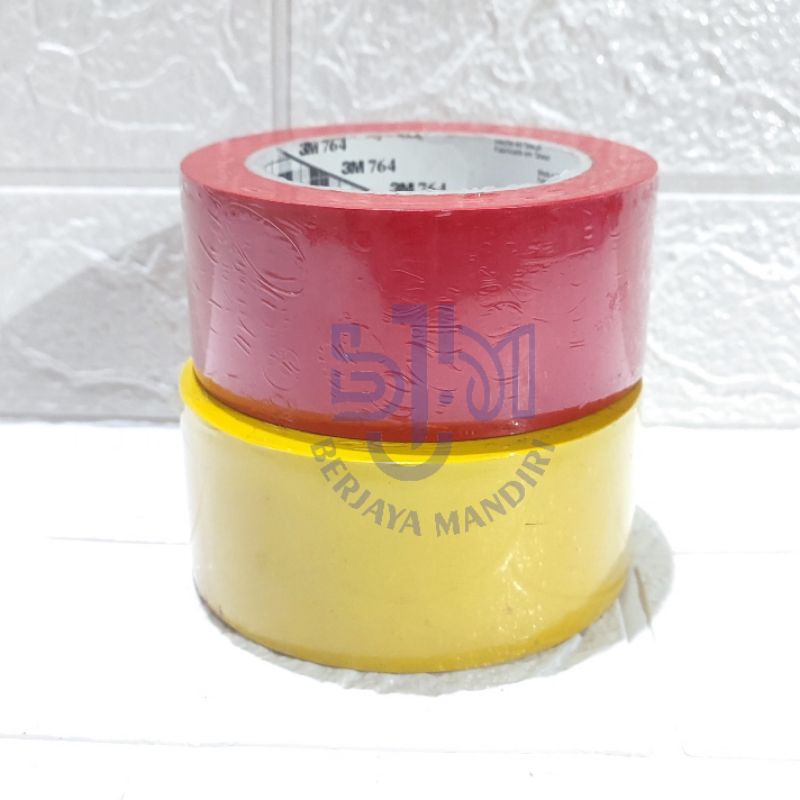 Jual 3M 764 Vinyl Floor 2 inch 5 cm Marka Lantai Stiker Rambu Lakban Lantai Sticker Marking Tape ...