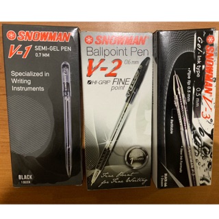 Jual (12pcs) Bolpen Snowman V1 V2 V3 V5 V6 V7 | Shopee Indonesia