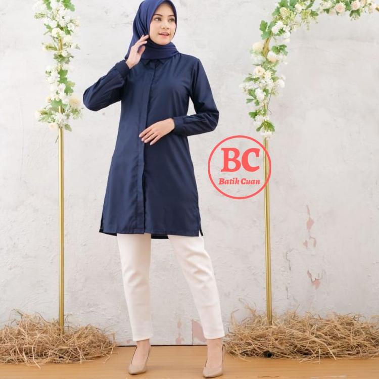 Jual Harga Spesial Model Tunik Kemeja Terbaru Dari BatikCuan Bahan ...