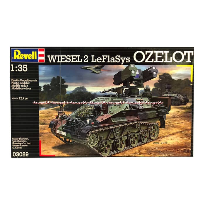 Jual dzw3393 Revell Wiesel 2 Leflasys Ozelot Merakit Tank Abri ...