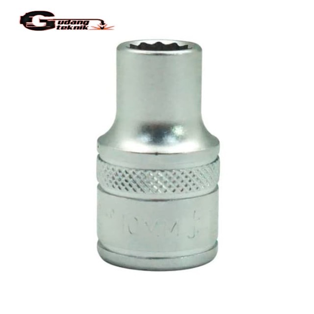 Jual TEKIRO - Mata Sok 1/2" DR 6PT 18 mm / Mata Sock / Socket | Shopee Indonesia