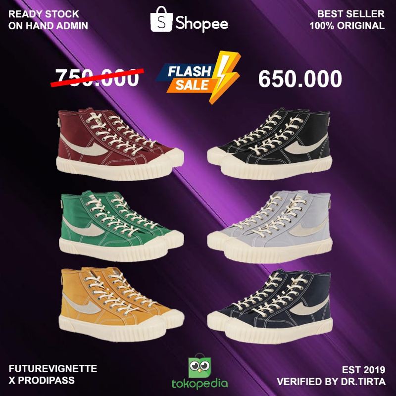 Sepatu Compass Vintage High Edition | Shopee Indonesia