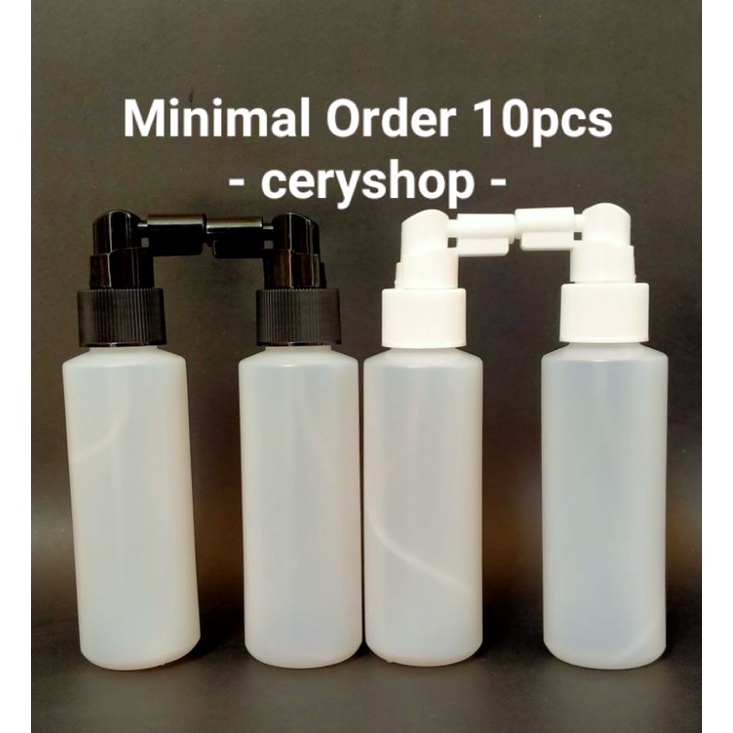 Jual BotoL HDPE Transparan 100ml Spray NozzLe Neck 24 | Shopee Indonesia