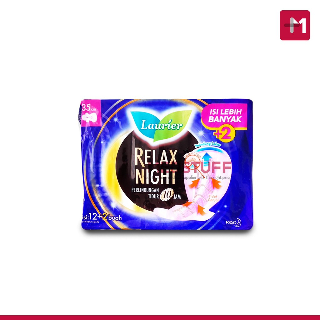 Jual Laurier Relax Night Pembalut Wanita | Shopee Indonesia