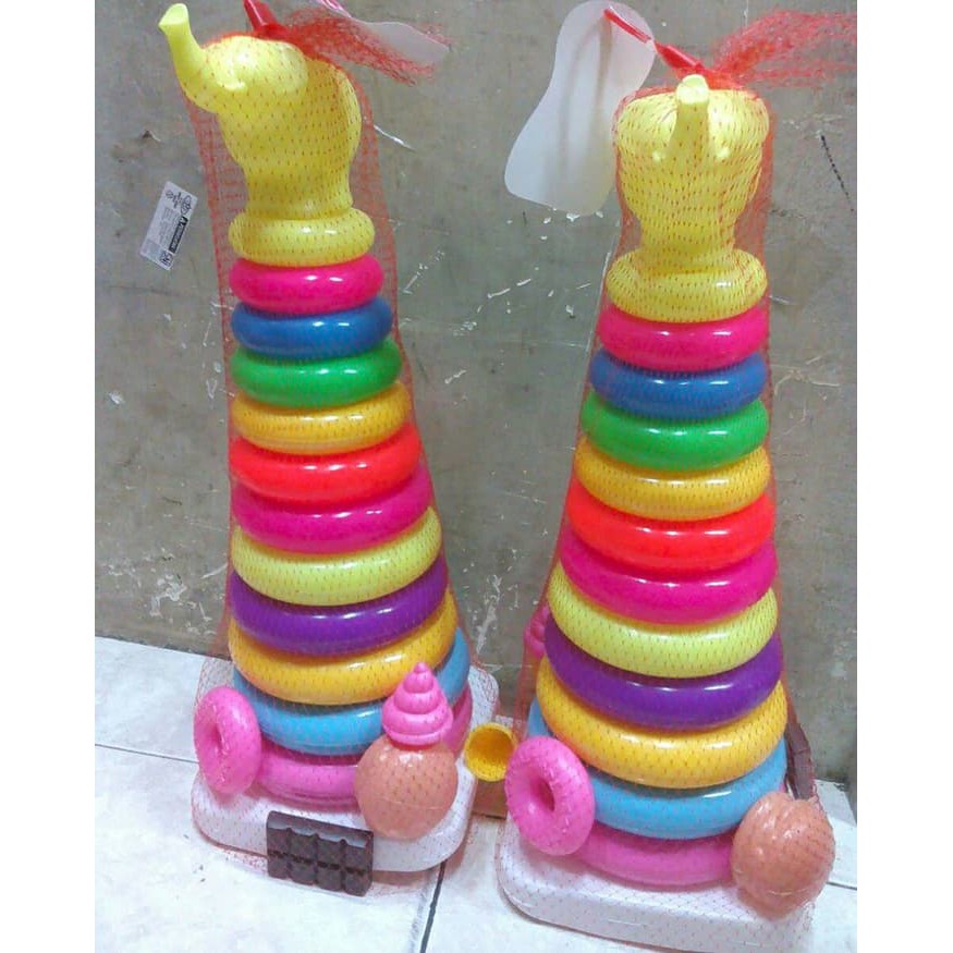 Jual Mainan Ring Donat Jumbo 12 Pcs Indonesia|Shopee Indonesia