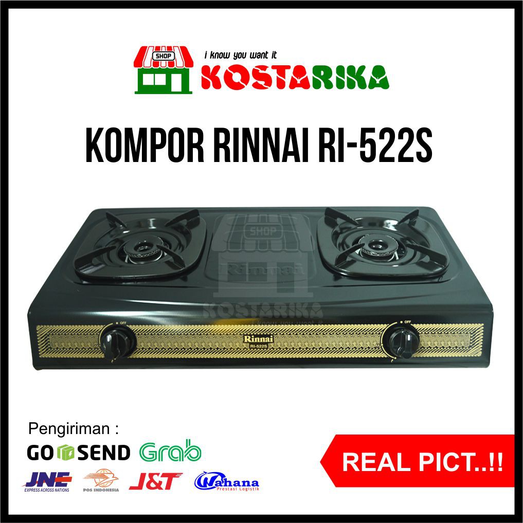 Kompor Gas 2 Tungku Rinnai RI-522S | Shopee Indonesia
