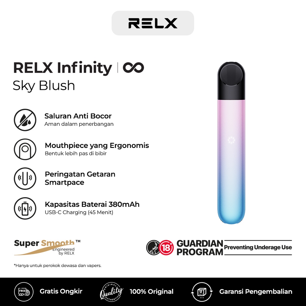 Jual RELX Infinity Device - Sky Blush | Shopee Indonesia