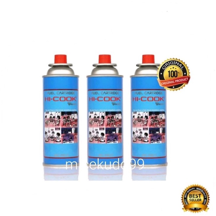 Jual TABUNG GAS KOMPOR KECIL PORTABLE HI COOK WONDER FUEL WONDERFUEL ...