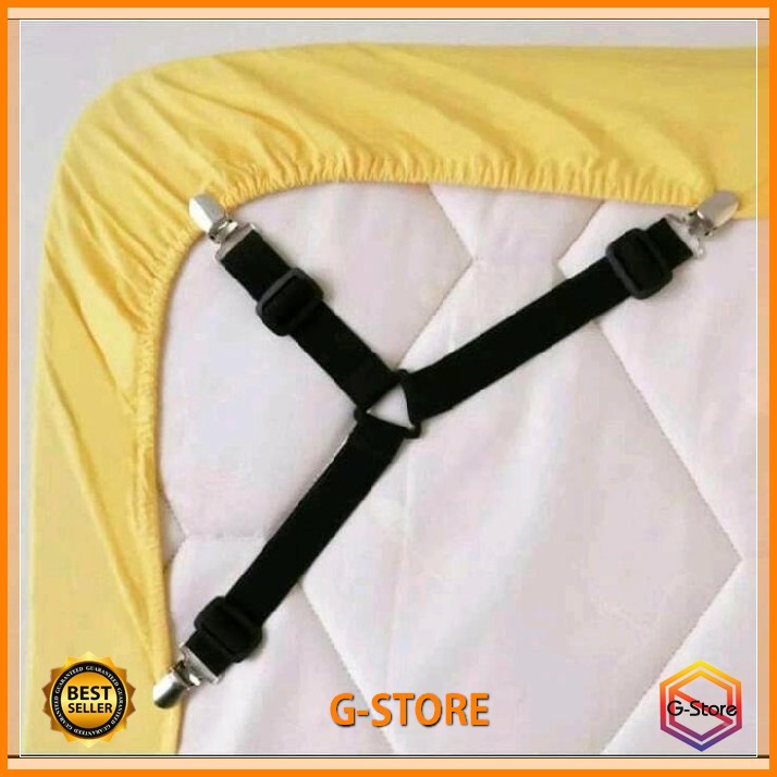 Jual Pengait sprei Jepitan BESI Penjepit Sudut Sprei (1 pack isi 4 pcs ...