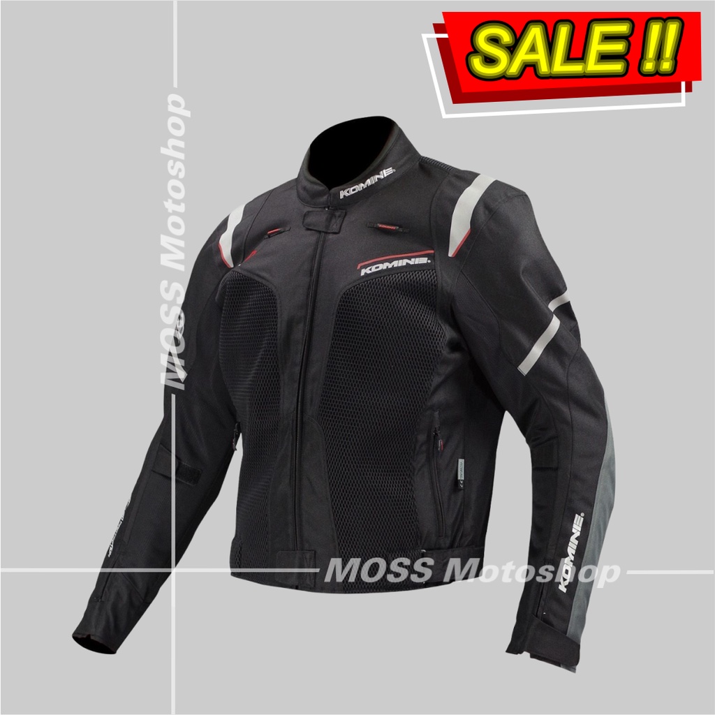 Jual Jaket Motor Komine JK-109 R-Spec Mesh-SYUGEN Jacket BLACK | Shopee Indonesia