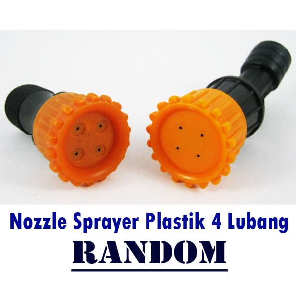 Jual Spare Part Nosel / Nozzle Sprayer Plastik 4 Lubang | Shopee Indonesia