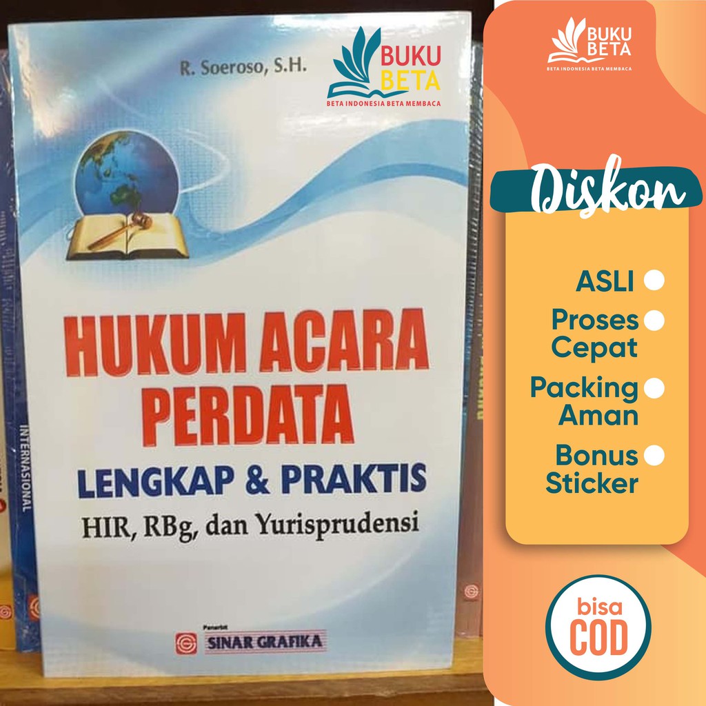 Jual Hukum Acara Perdata Lengkap & dan Praktis - R. Soeroso | Shopee Indonesia