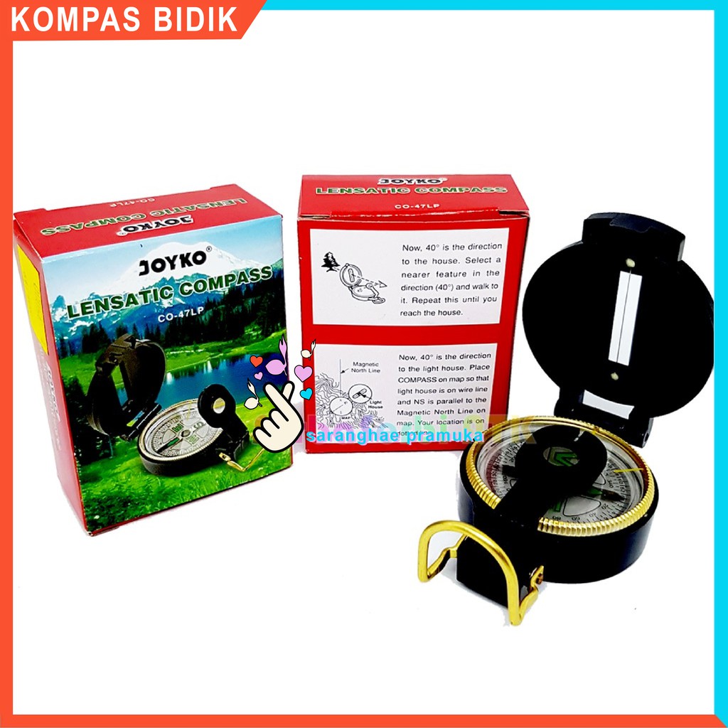 Jual Kompas Bidik Pramuka Petunjuk Arah Mata Angin Lensatic Compass ...