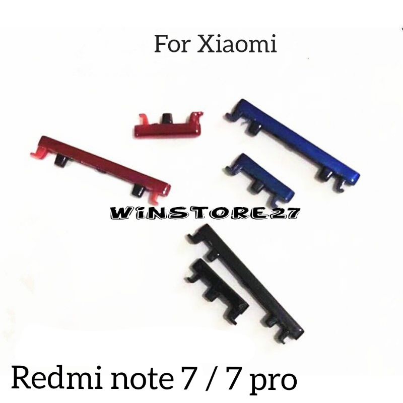 Jual TOMBOL ON OFF VOLUME REDMI NOTE 7 7 PRO PERNIK TOMBOL VOLUME ON ...