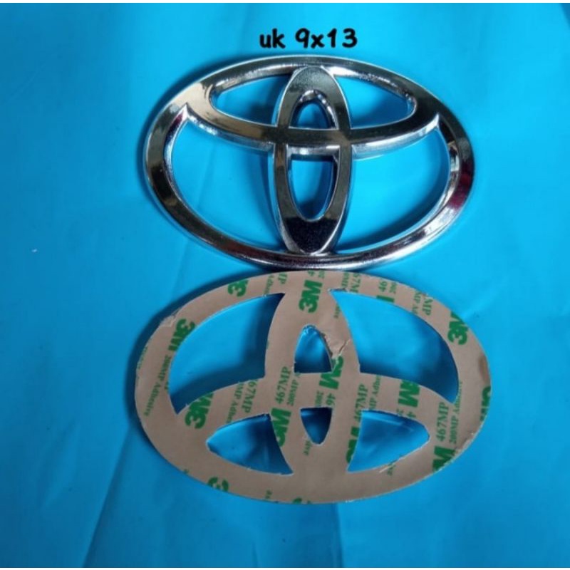 Jual Emblem logo pengganti emblem garuda depan Toyota Agya 13cm ...