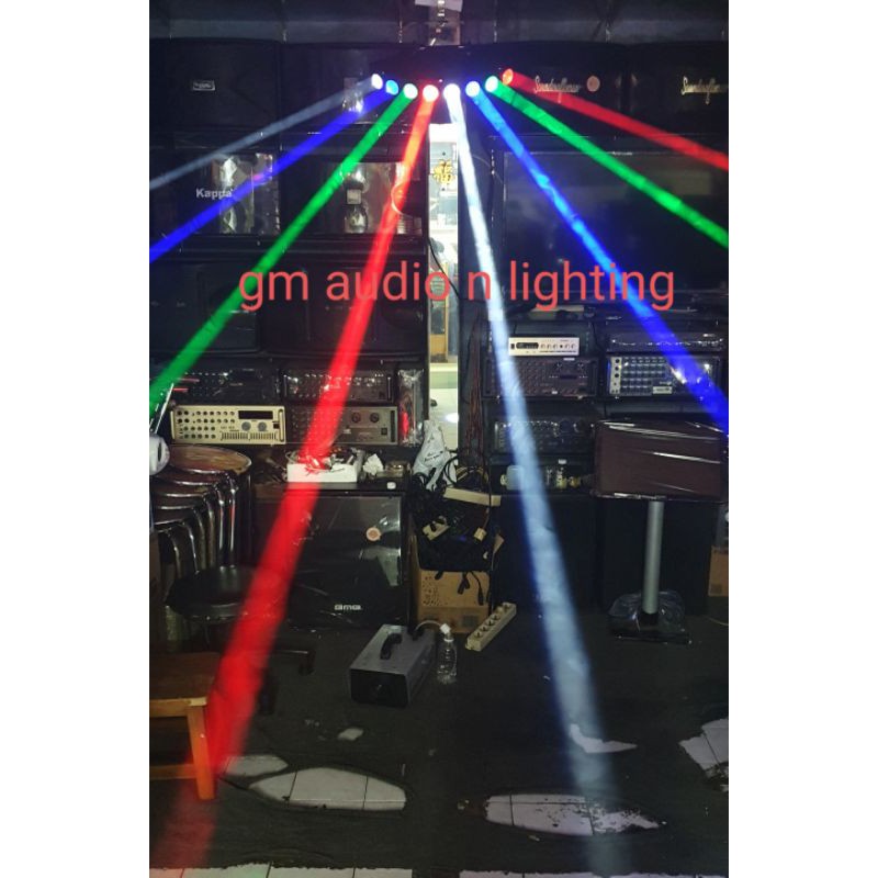 Jual Lampu Panggung Stage light 8 Eyes Beam light 8x10w RGBW | Shopee ...