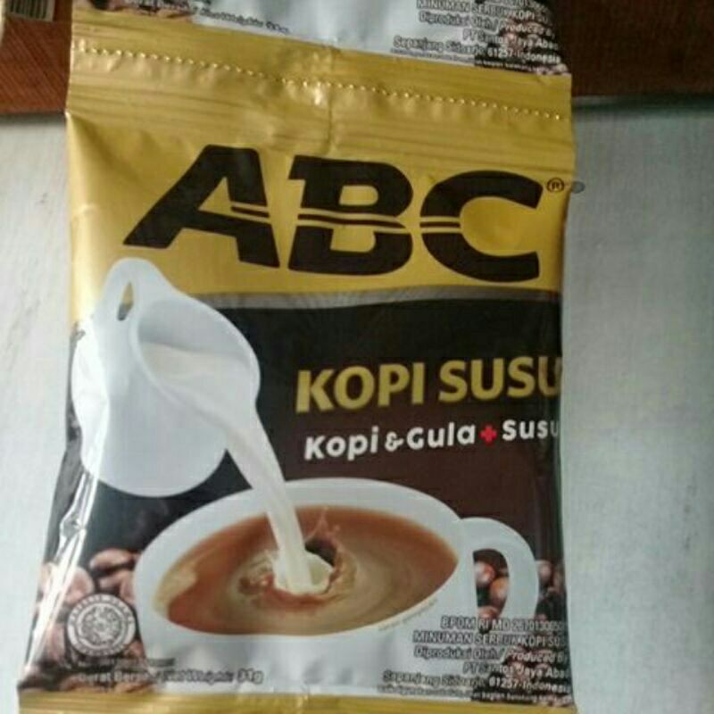 Jual Kopi ABC kopi susu sachet 31gram 10 RENCENG , kopi ,minuman cepat ...