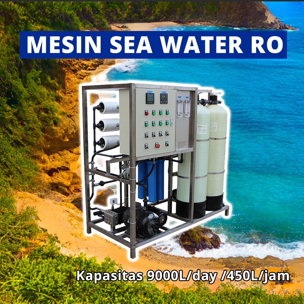 Jual Mesin SW Sea Water RO Reverse Osmosis 9000 liter per hari day 450 ...