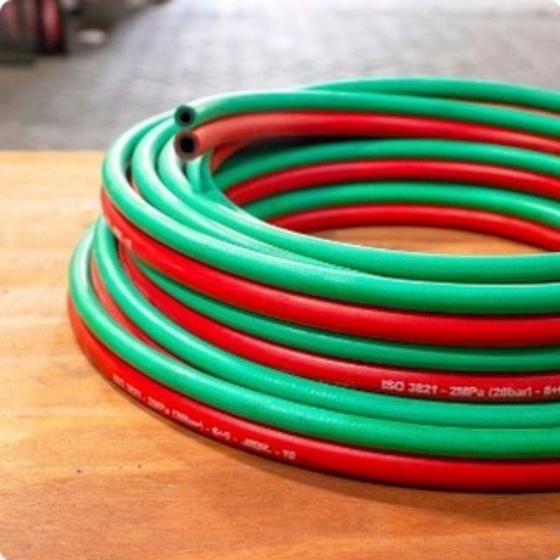 Jual NCR Selang Las Double Potong Oxy+Ace / Oxy+LPG / Twin Hose 1/4x3/8 ...