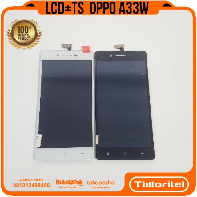 Jual LCD+ TS OPPO A33W/ NEO 7 BLACK&WHITE | Shopee Indonesia