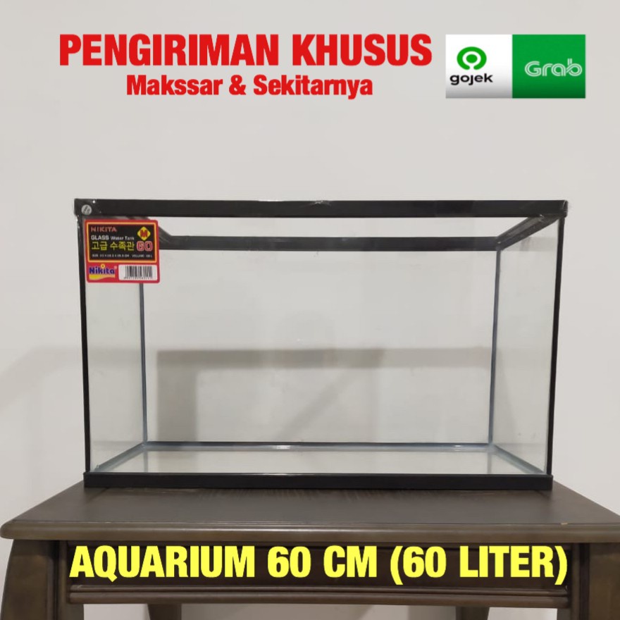 Jual AQUARIUM NIKITA VOLUME 60 LITER | Shopee Indonesia
