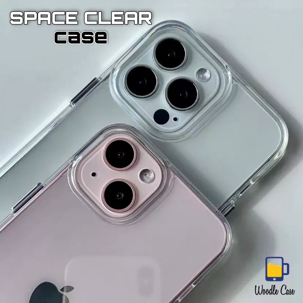 Jual Case iPhone 13 12 Pro Max 13 Pro 12 Mini SPACE CLEAR Casing Anti Crack | Shopee Indonesia