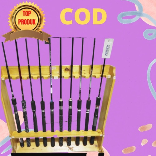 Jual Rak Pancing Joran / rak joran isi 10 dari papan palet jati belanda ...