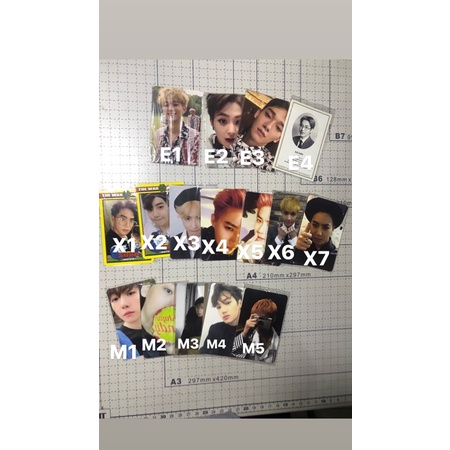 Jual pc exo album official pc exo official photcard official album ...