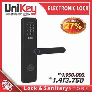 Jual Kunci Elektronik UNIKEY DDL UK 8003 BK Smart Door Lock Kunci ...