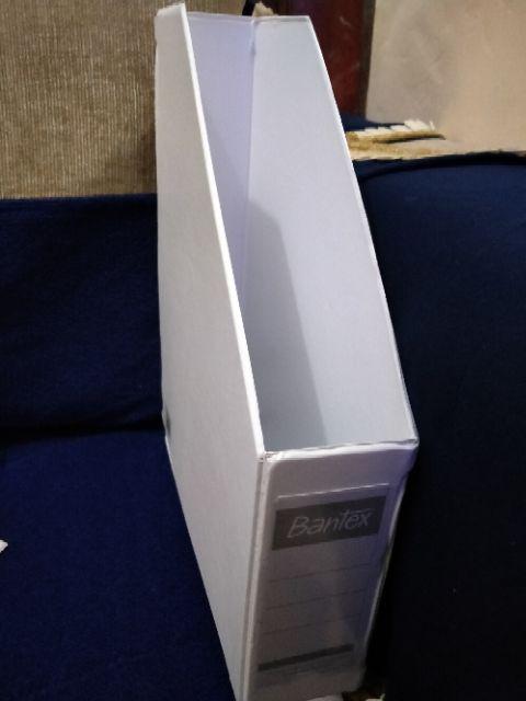 Bantex Magazine File (Box File) A4 7cm White 4010 07 | Shopee Indonesia